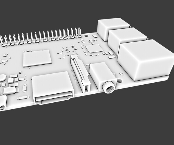 ArtStation - RASPBERRY PI LOW POLY GAME READY | Resources