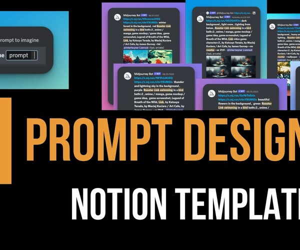 ArtStation - Midjourney AI Prompt Designer Notion Template | Resources