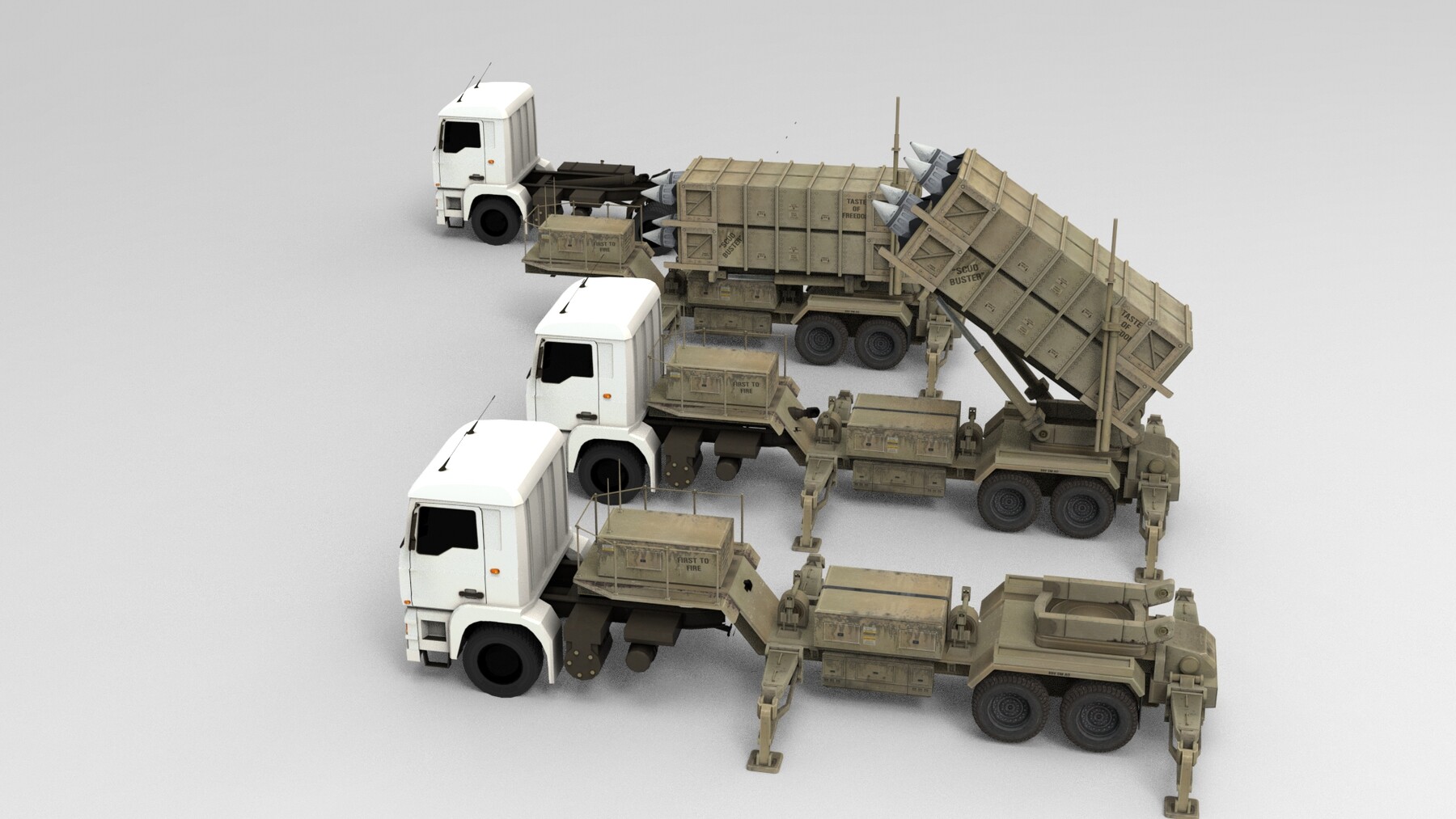 ArtStation - MIM-104 Patriot (PAC-3) | Game Assets