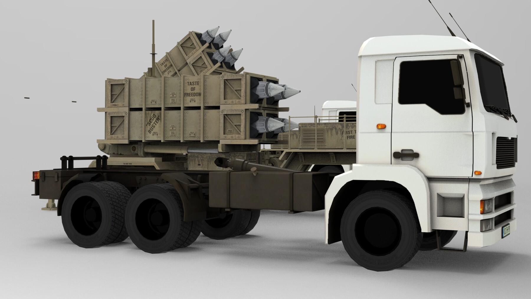 ArtStation - MIM-104 Patriot (PAC-3) | Game Assets