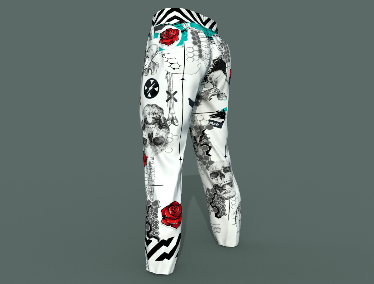 ArtStation - Cyberpunk_pants | Game Assets