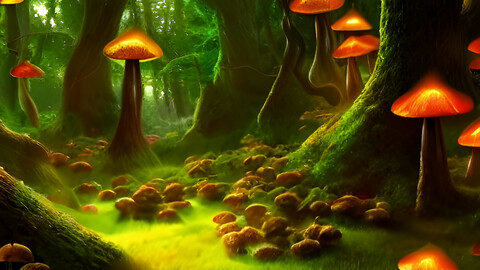 ArtStation - Magical Mushroom Forest | Artworks