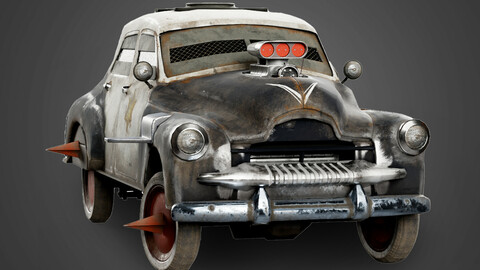 ArtStation - Car post-apocalypse the Judgement da1 | Game Assets