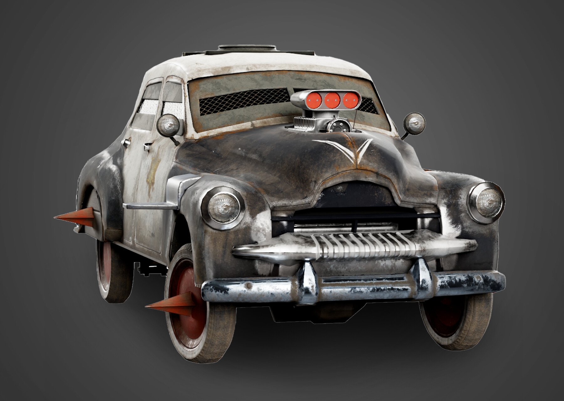 ArtStation - Car post-apocalypse the Judgement da1 | Game Assets