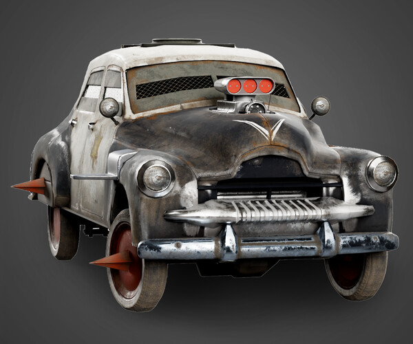 ArtStation - Car post-apocalypse the Judgement da1 | Game Assets