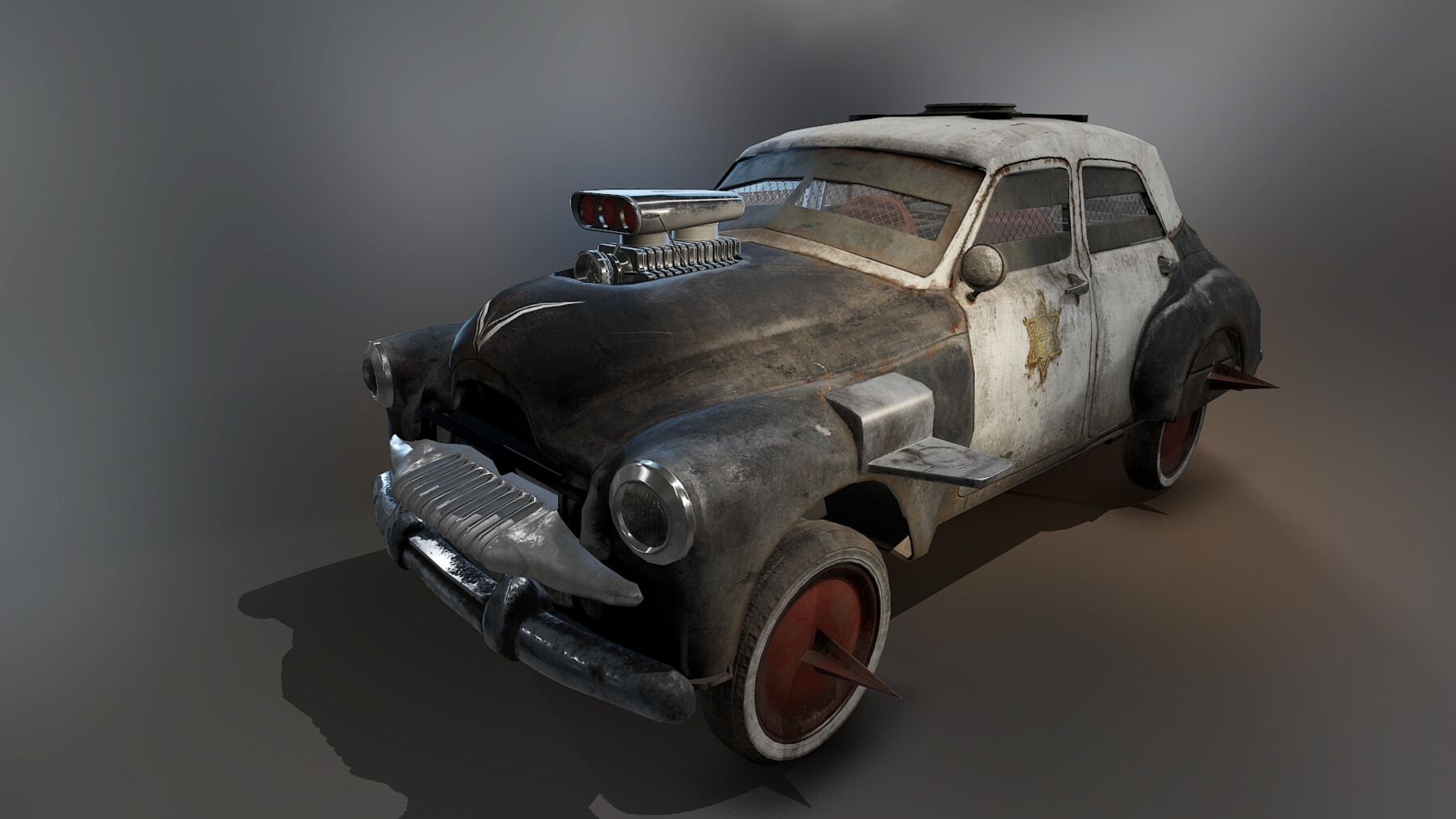 ArtStation - Car post-apocalypse the Judgement da1 | Game Assets