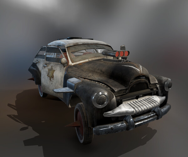 ArtStation - Car post-apocalypse the Judgement da1 | Game Assets