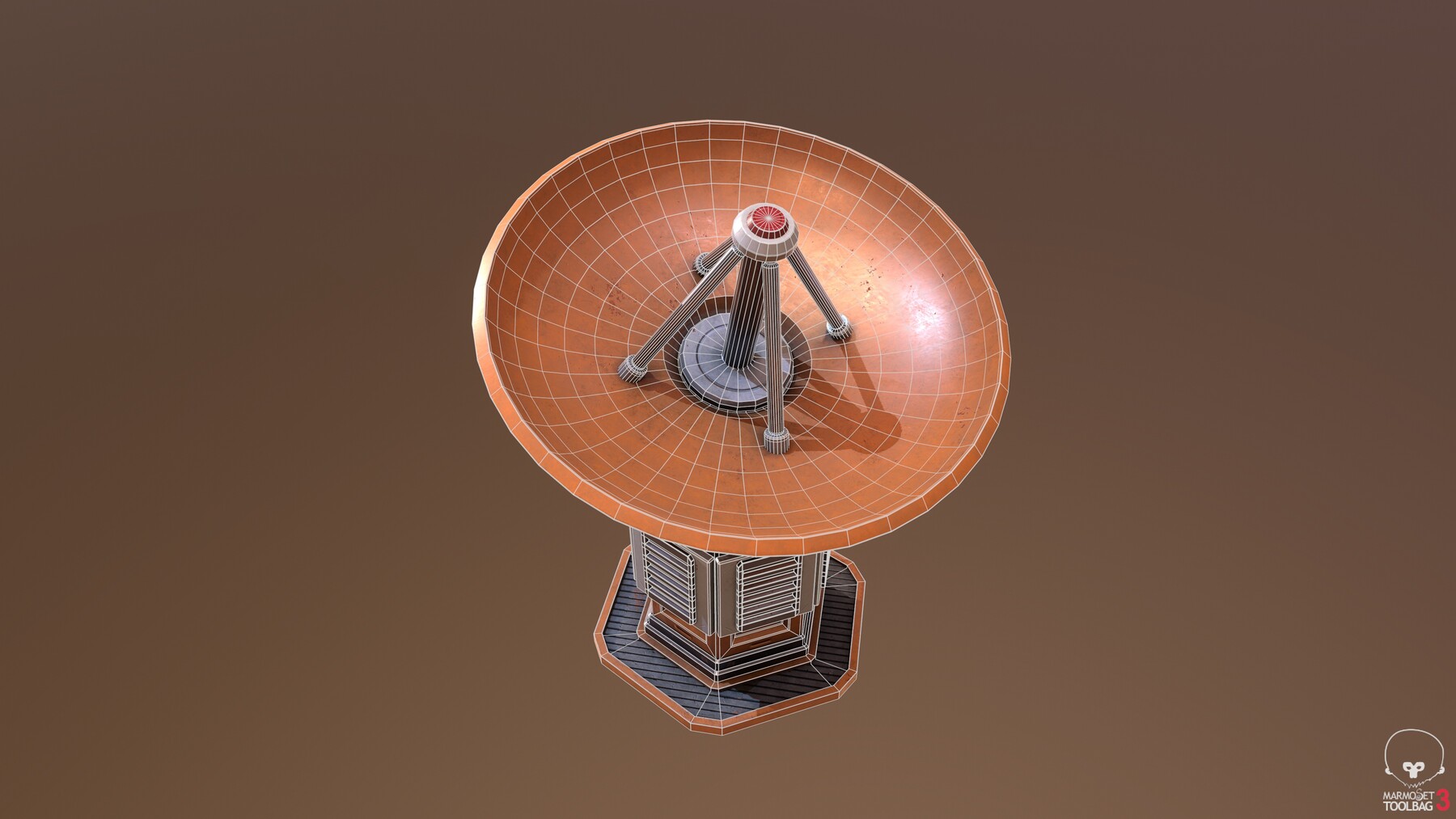 ArtStation - Sci Fi Satellite dish | Game Assets