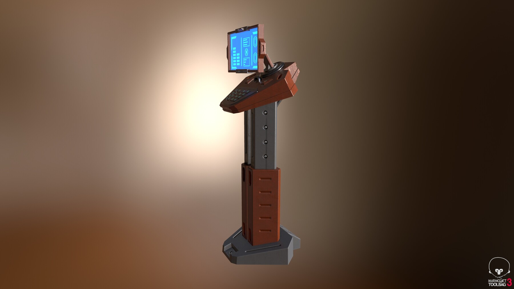 ArtStation - Scifi computer | Game Assets