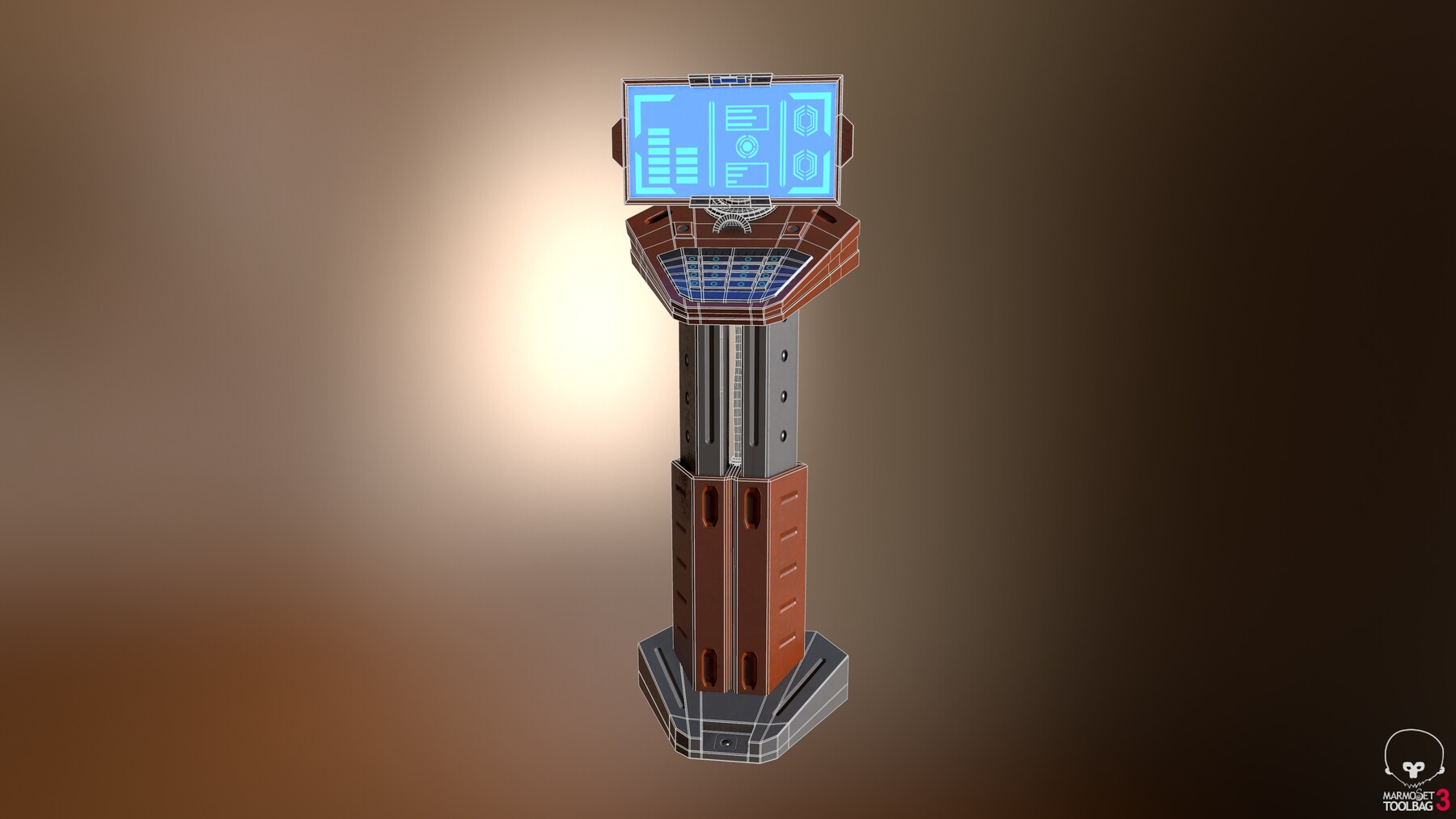 ArtStation - Scifi computer | Game Assets