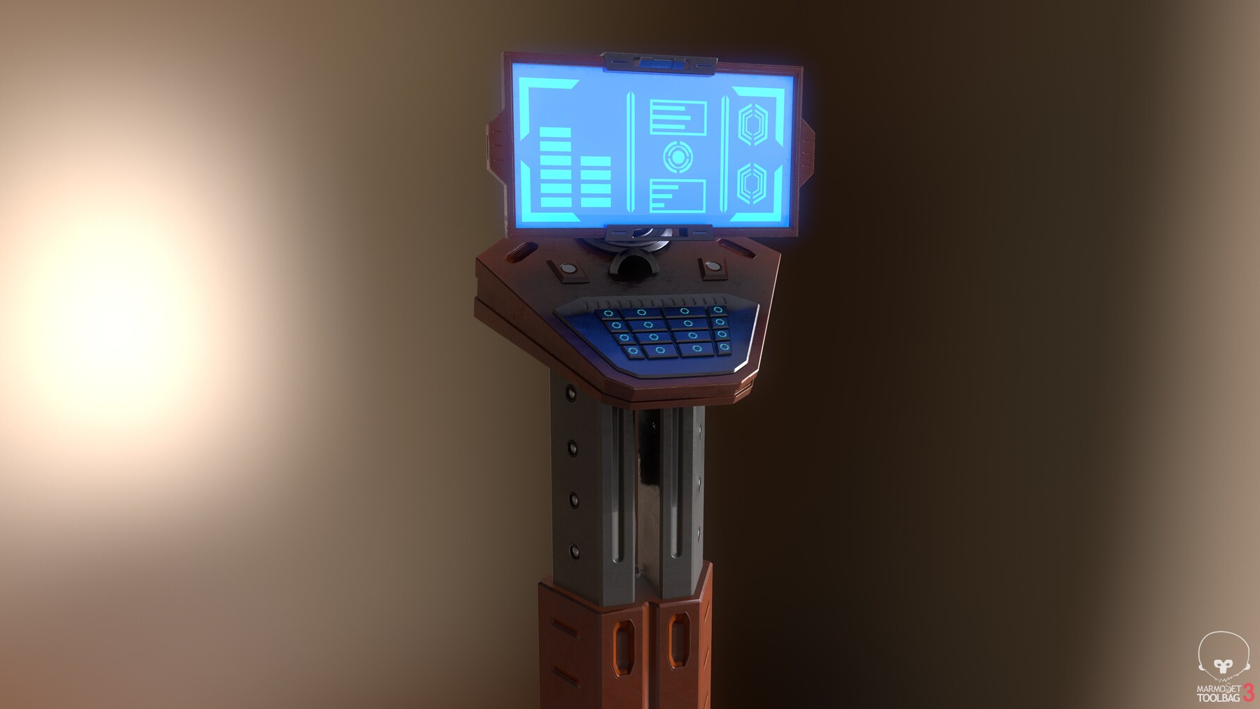 ArtStation - Scifi computer | Game Assets