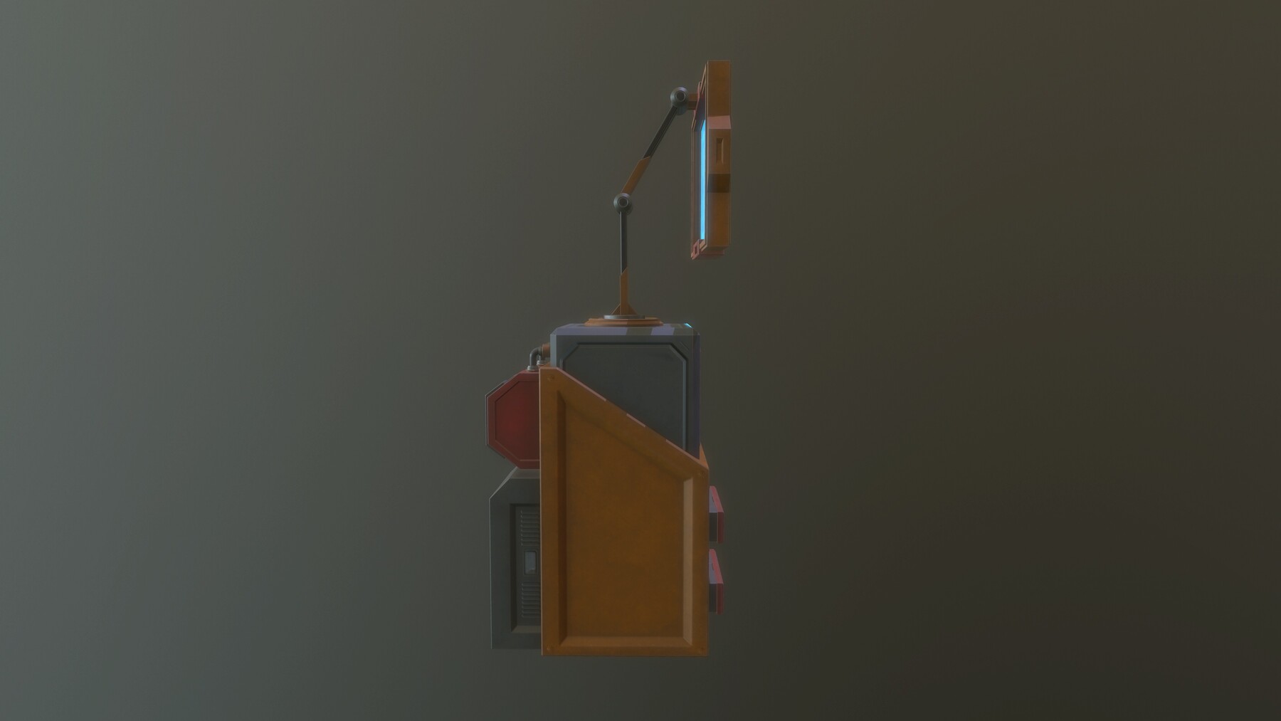 ArtStation - Scifi computer console | Game Assets