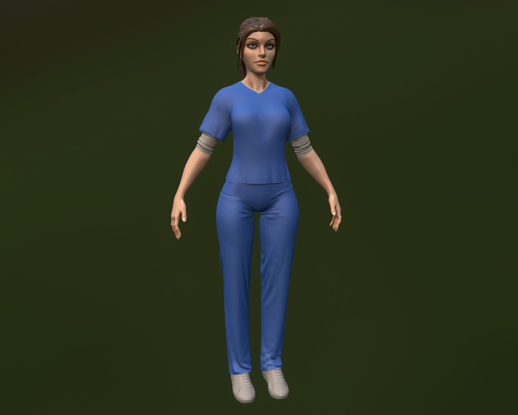 ArtStation - Nurse 3D model | Game Assets