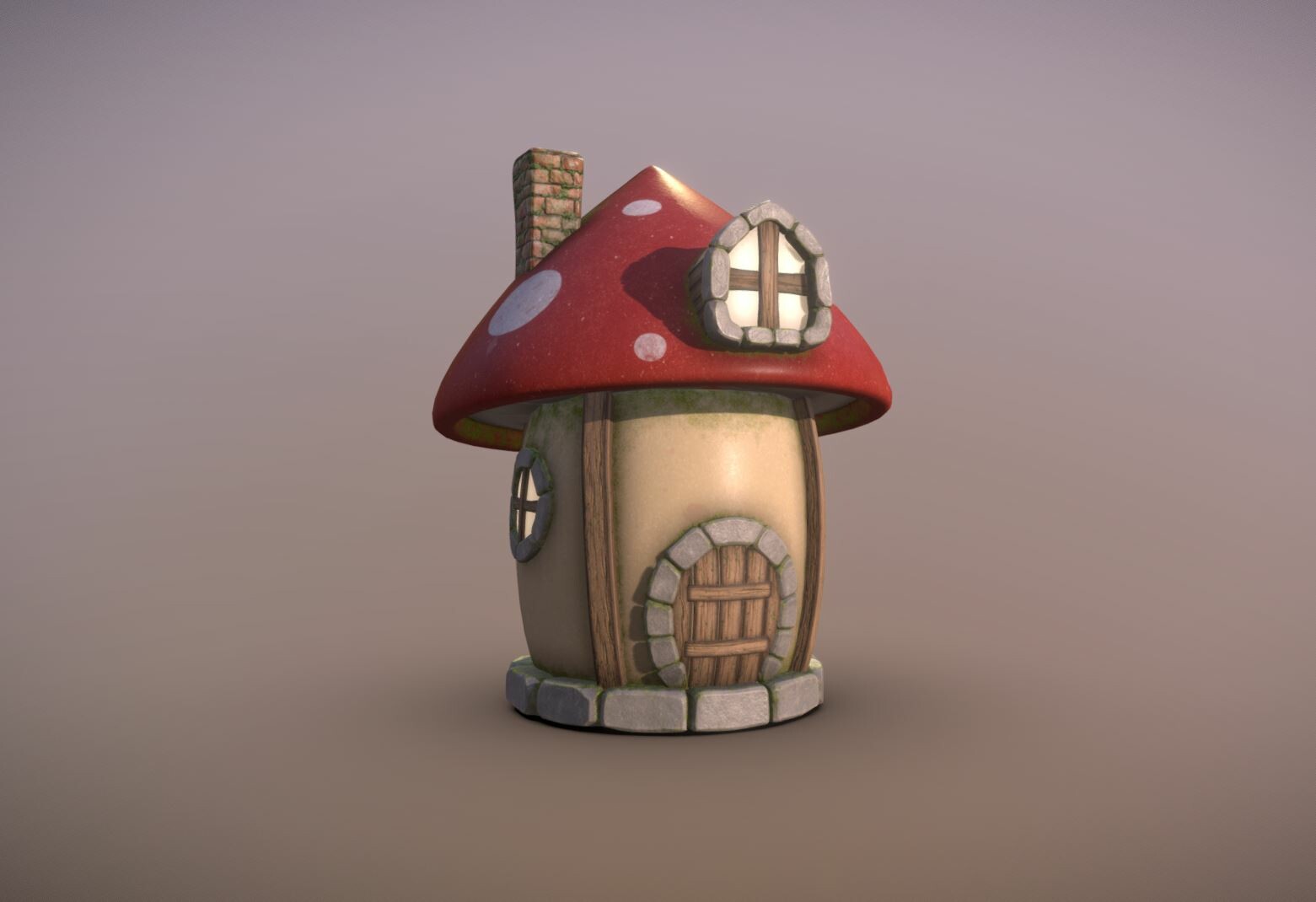 ArtStation - Mushroom house | Game Assets