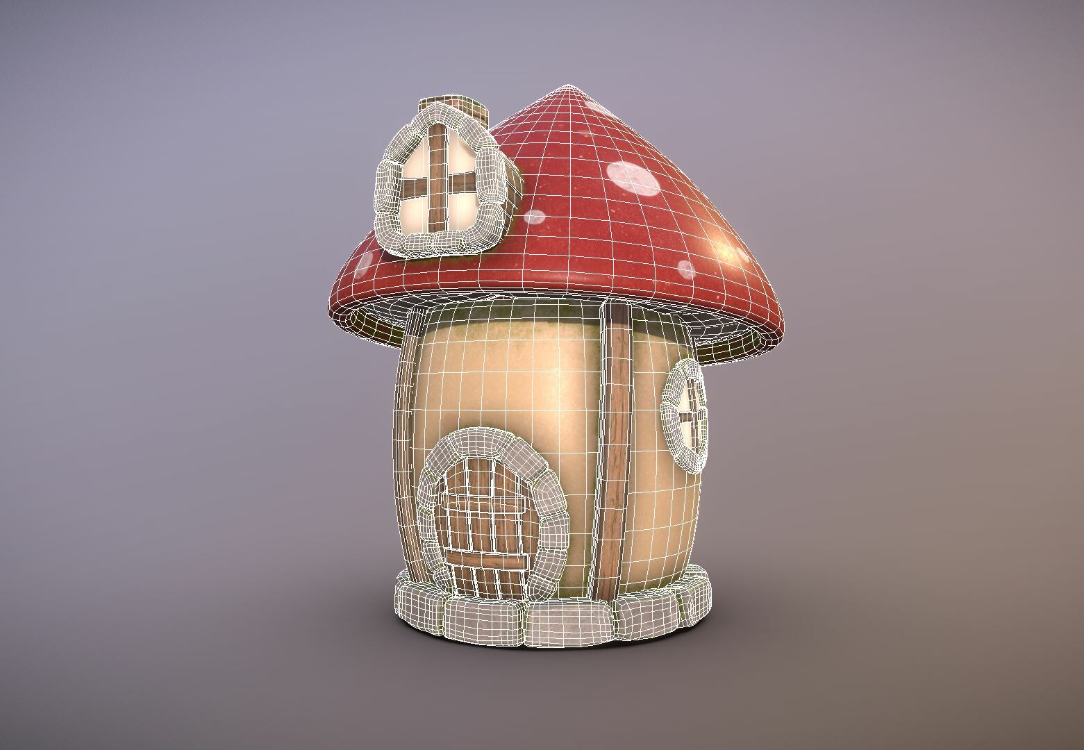 ArtStation - Mushroom house | Game Assets