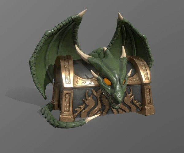 ArtStation - The Dragon Chest | Game Assets