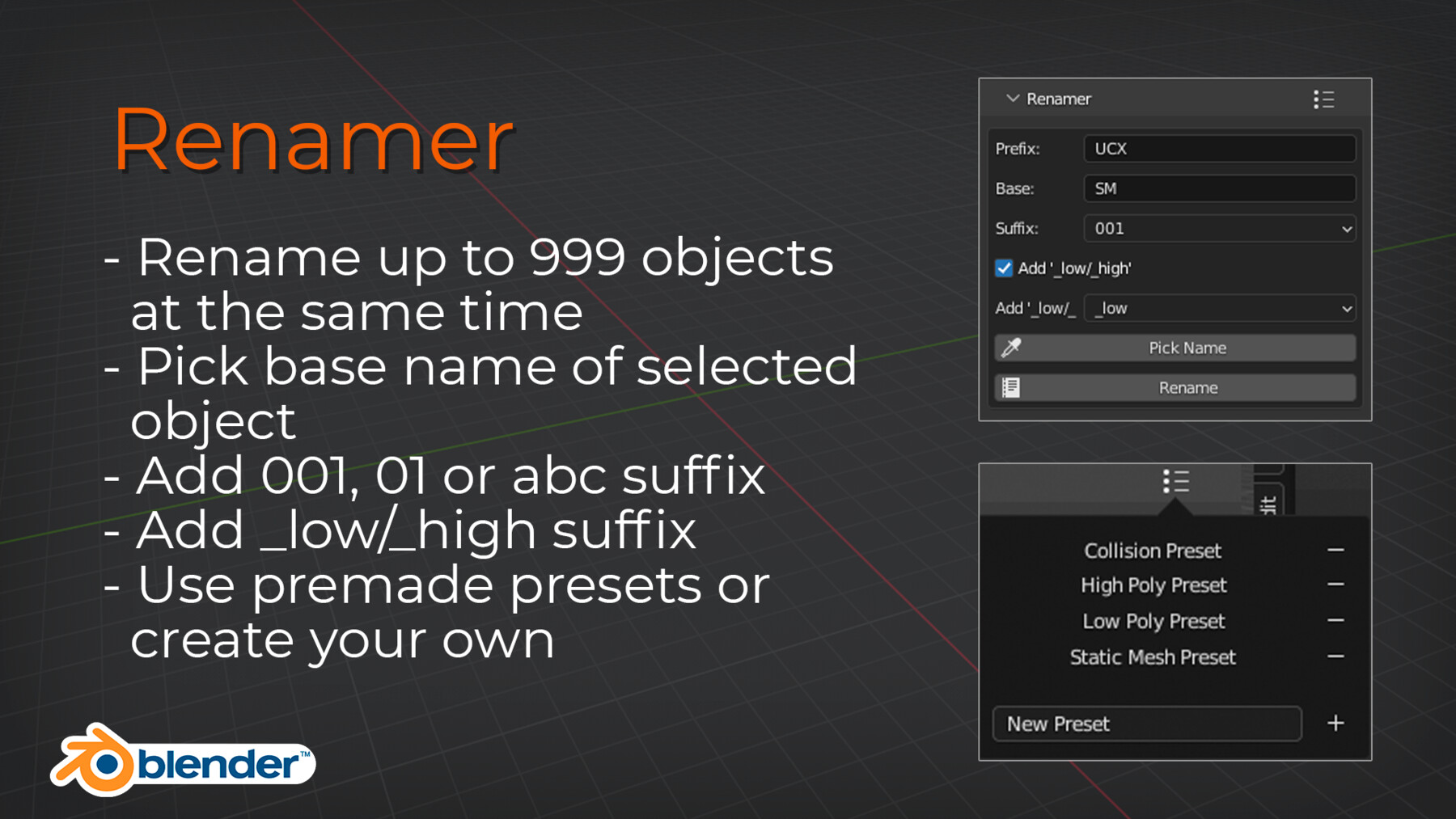 ArtStation - QBU Addon - Quick Blender Utilities | Resources
