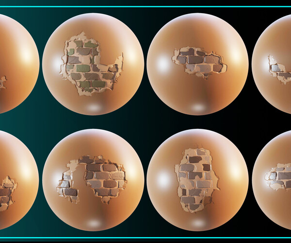 ArtStation - 36 Stylized Damage VOL 03 | Brushes