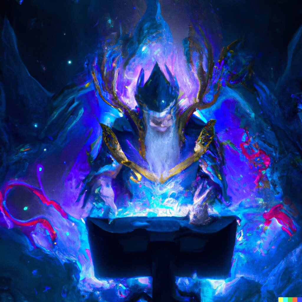 ArtStation - God playing League of legends | Artworks