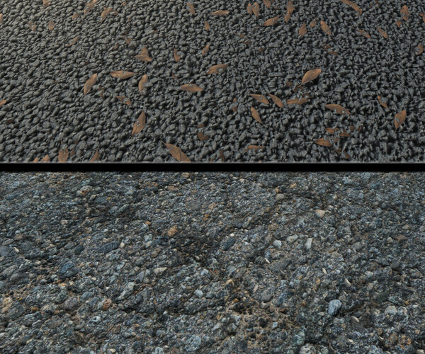 ArtStation - Road Materials Vol. 1 | Game Assets