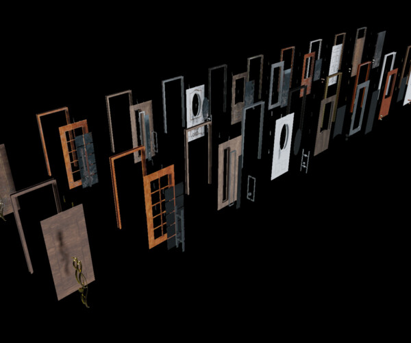 ArtStation - The Ultimate Door Pack | Game Assets