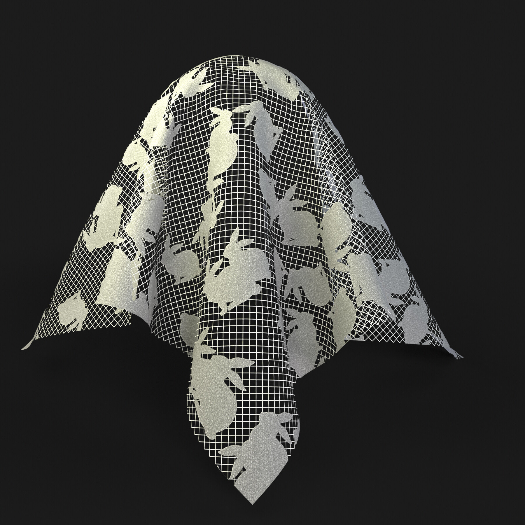 ArtStation - 7 Fantasy Lace Fabric Materials vol 02 | Game Assets