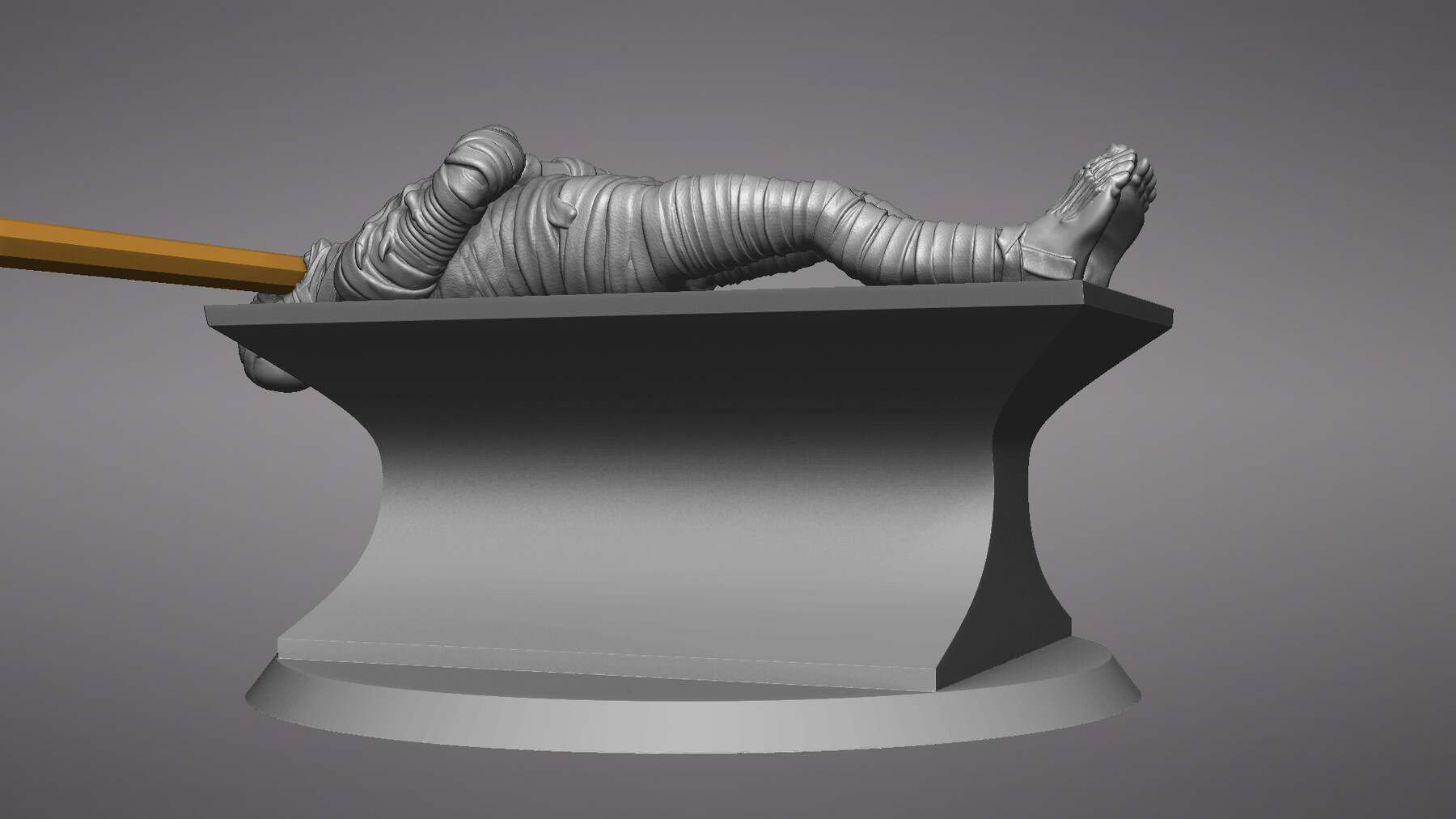 ArtStation - Mummy Tomb - Pen Holder Apple - Wacom - Default Pen 3D ...