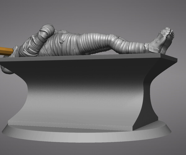 ArtStation - Mummy Tomb - Pen Holder Apple - Wacom - Default Pen 3D ...