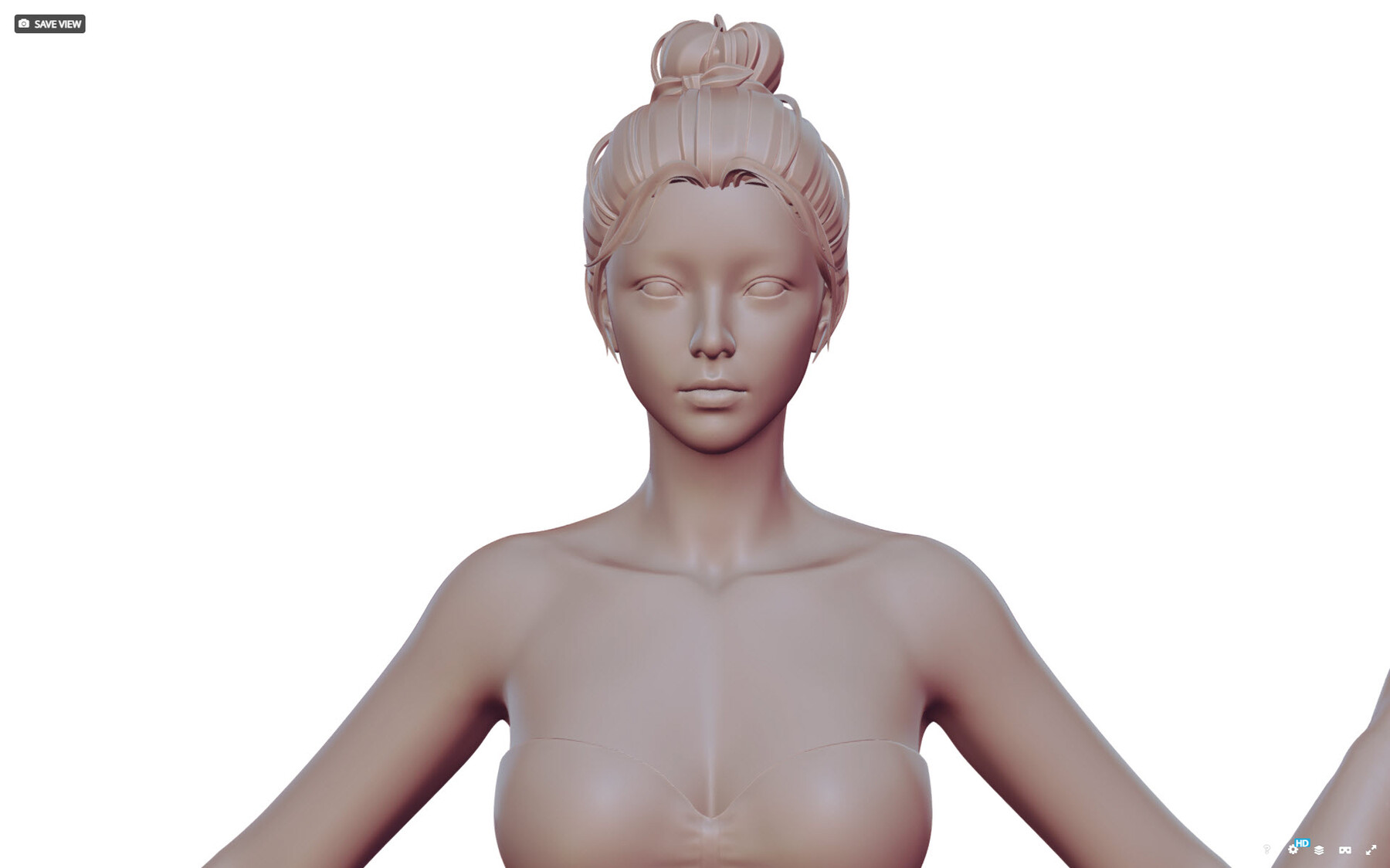 ArtStation - Realistic character man woman child highpoly mesh base mesh anatomy human girl ...