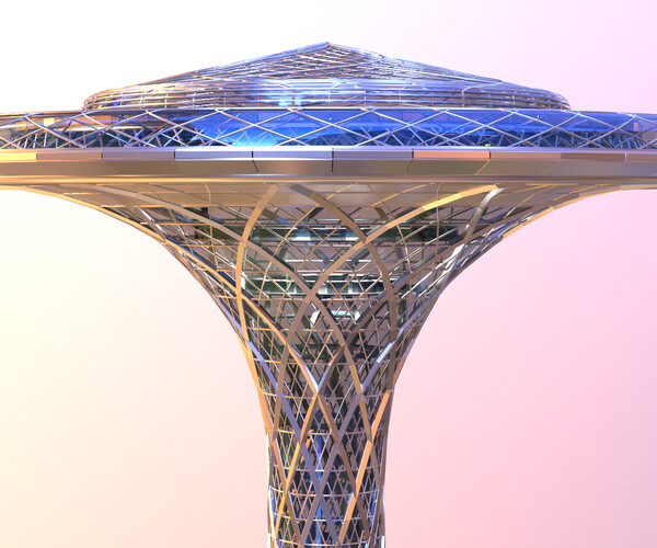 ArtStation - Futuristic Skyscraper Generators HDA | Resources