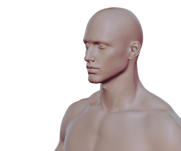 ArtStation - Realistic character man woman child highpoly mesh base ...