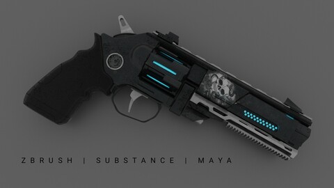 ArtStation - Pistol | Game Assets