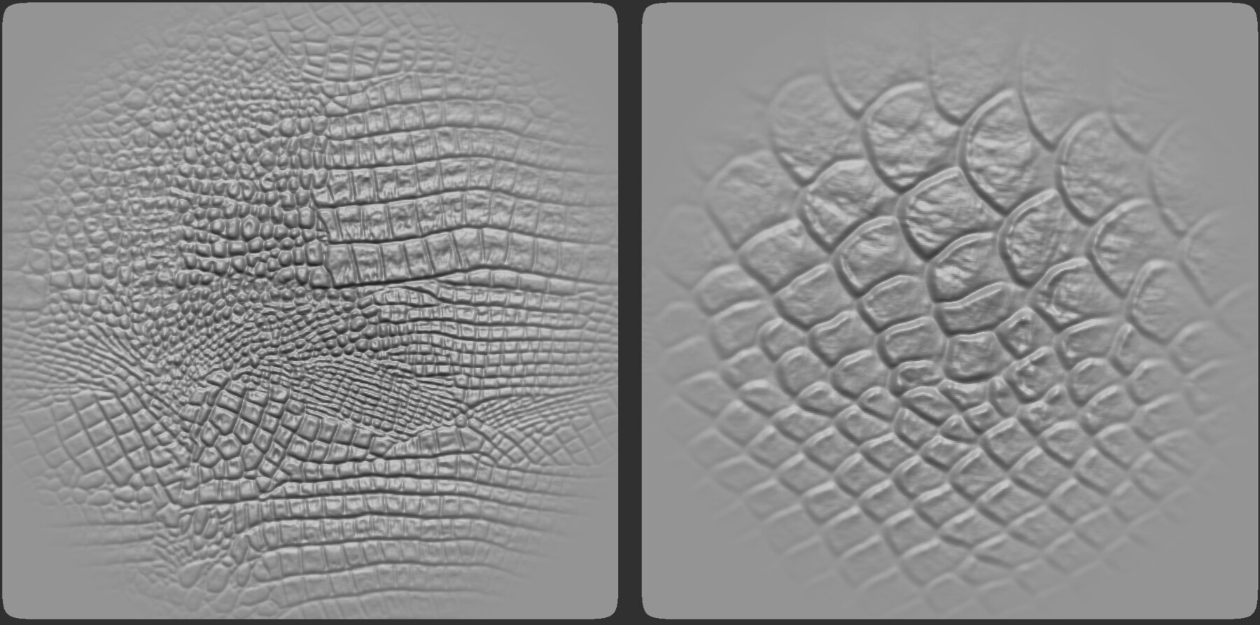 ArtStation - Reptile Scales / Skin Alphas V3 (45 Alphas) [Lizard ...