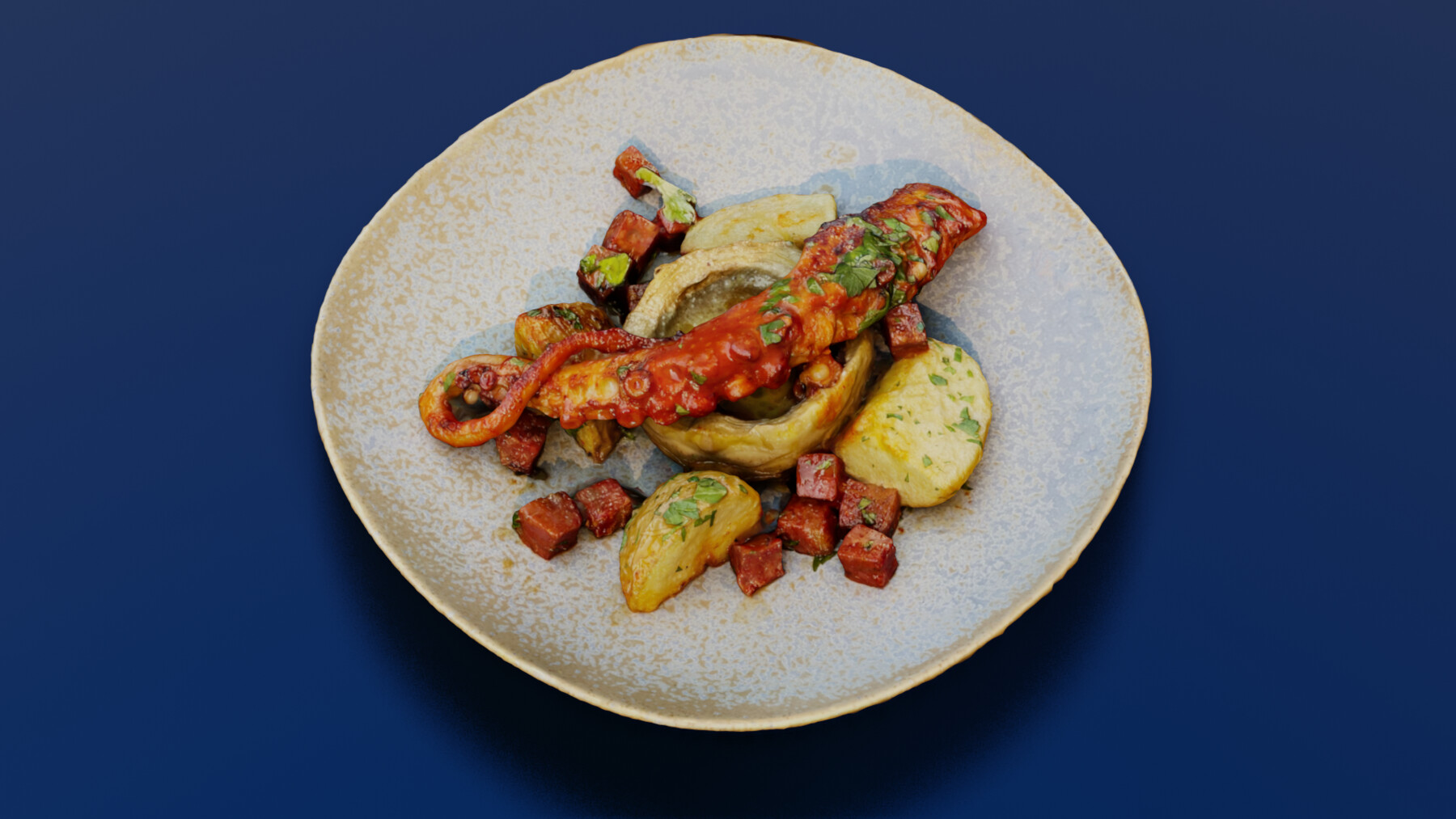 ArtStation - GRILLED OCTOPUS GAME READY | Resources