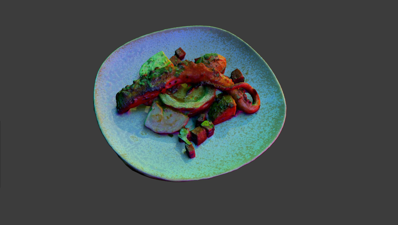 ArtStation - GRILLED OCTOPUS GAME READY | Resources