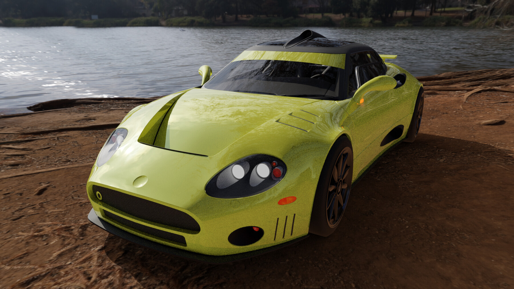 ArtStation - Spyker C8 Laviolette LM85 with Engine Sounds | Game Assets