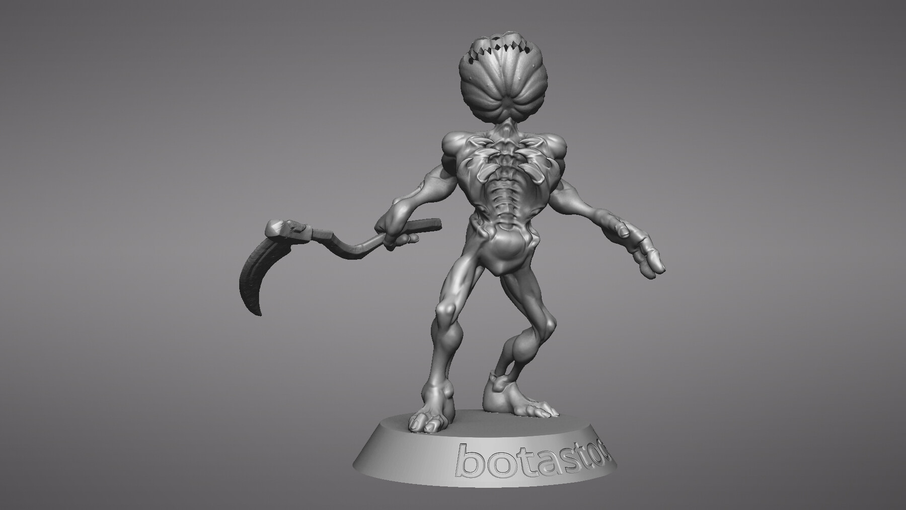 ArtStation - Humanoid Pumpkin Undead Pose 10 3D print model | Resources