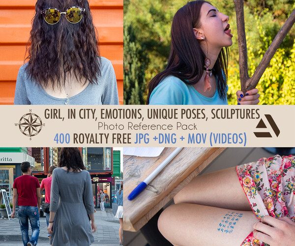 ArtStation - Photo/Textures Reference Pack: 250+ Character Pose ...