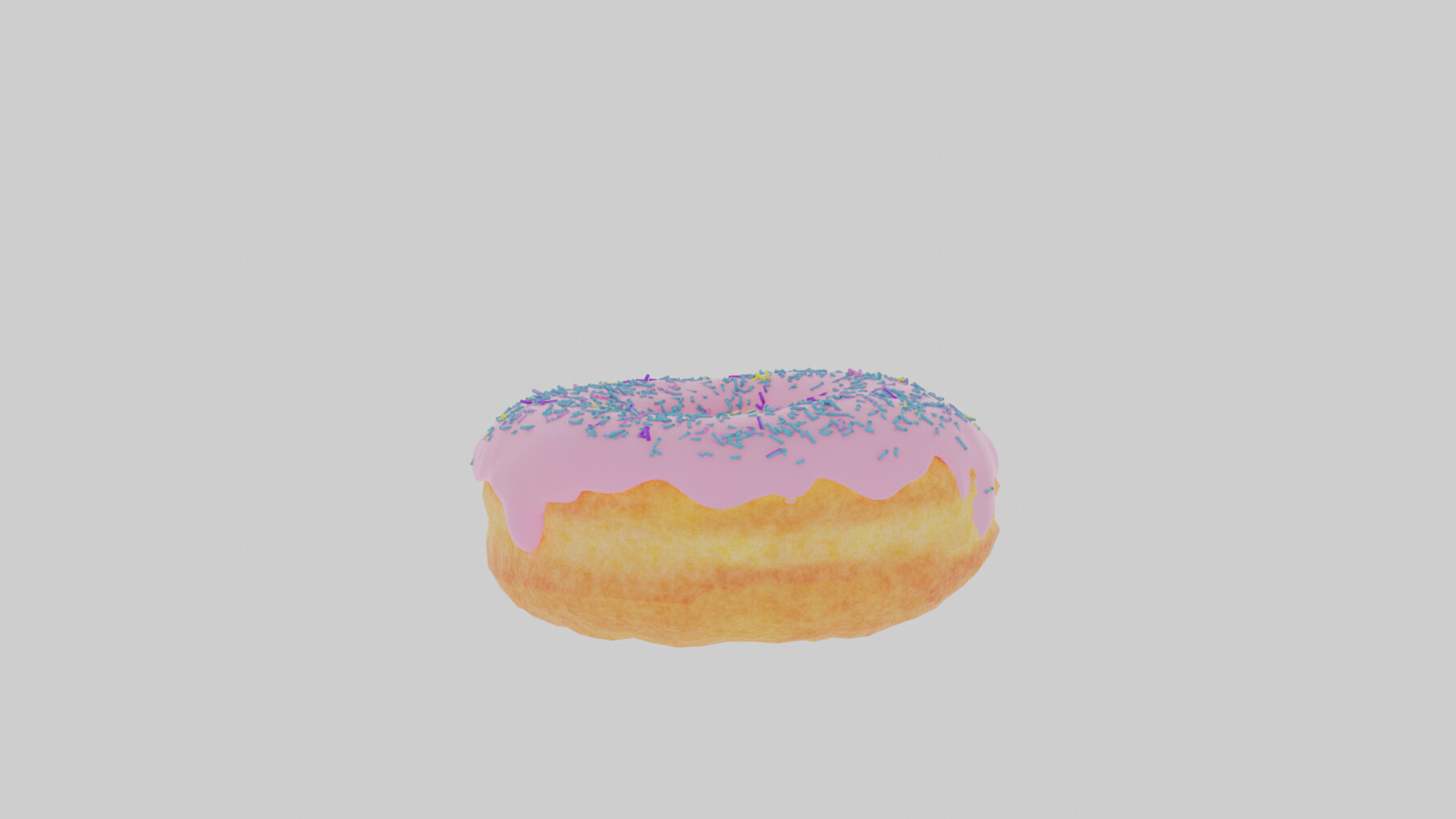 ArtStation - Vanilla Donut 3D Model - Textures & Animations | Resources