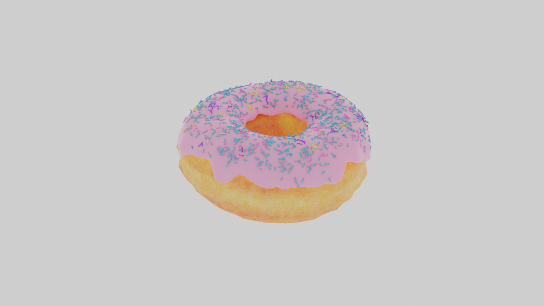 ArtStation - Vanilla Donut 3D Model - Textures & Animations | Resources