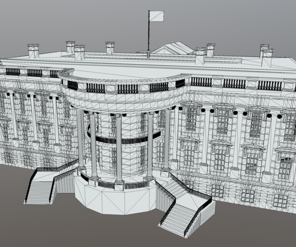 ArtStation - White House | Game Assets