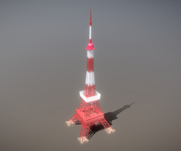 ArtStation - Tokyo Tower | Game Assets