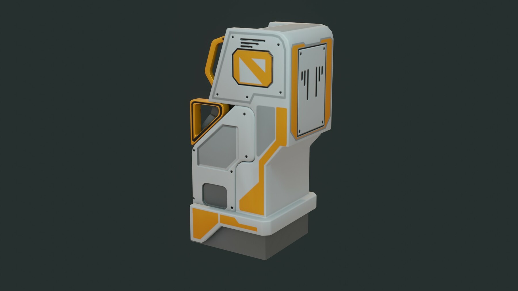 ArtStation - Sci-Fi Computer - Game Ready - PBR | Game Assets
