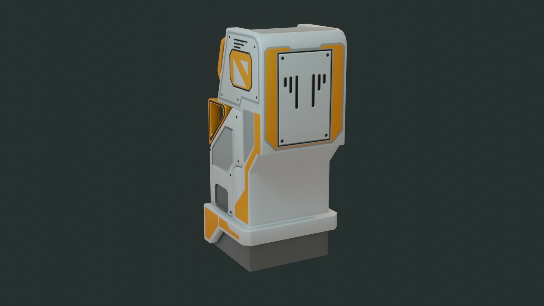 ArtStation - Sci-Fi Computer - Game Ready - PBR | Game Assets