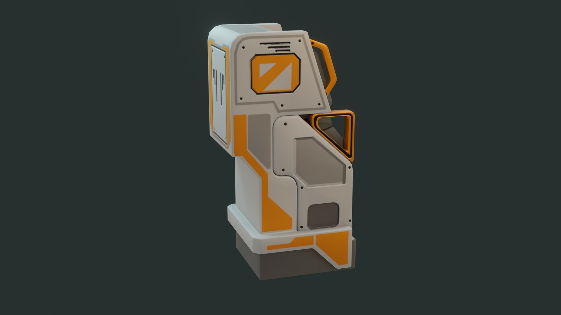 ArtStation - Sci-Fi Computer - Game Ready - PBR | Game Assets