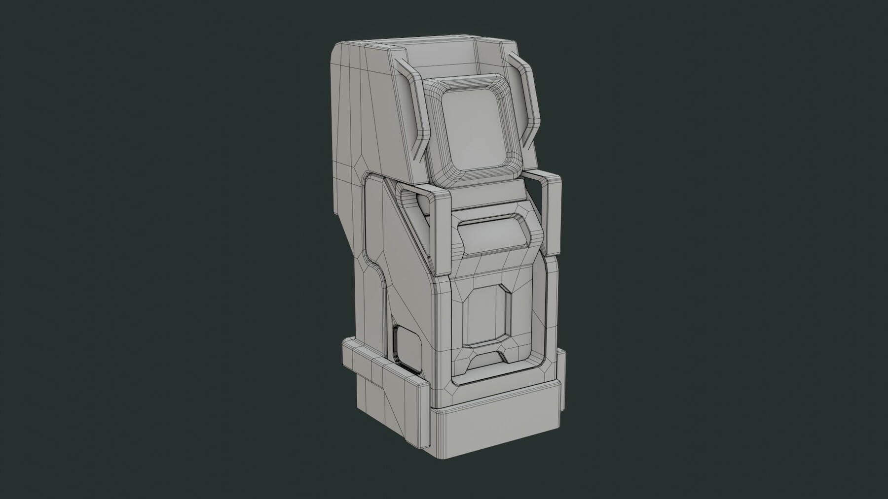 ArtStation - Sci-Fi Computer - Game Ready - PBR | Game Assets
