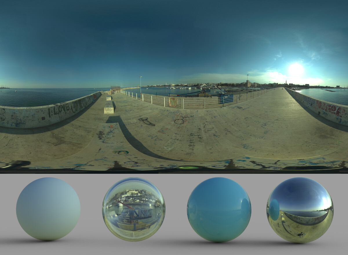 ArtStation - Bari - Apulia wharf HDRI | Resources