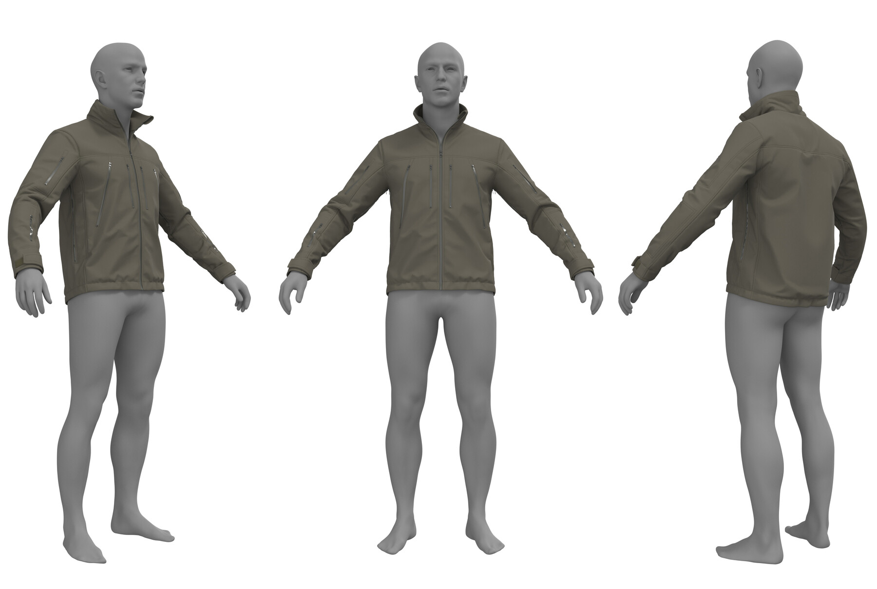 ArtStation - UF PRO Delta Eagle Gen 2 Tactical Softshell Jacket (Marvelous Designer / Clo 3D ...