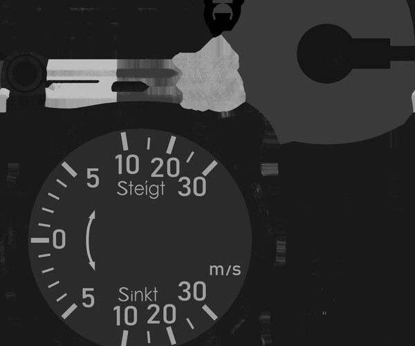 ArtStation - GERMAN RATE OF CLIMB INDICATOR | Game Assets