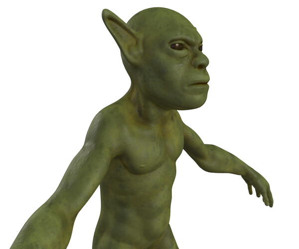 ArtStation - Wild Goblin with control rig / Epic skeleton /Low-poly ...